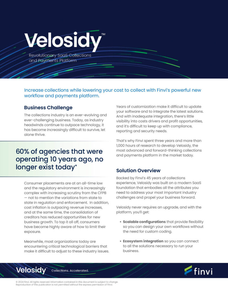 Velosidy Demo Series - Finvi